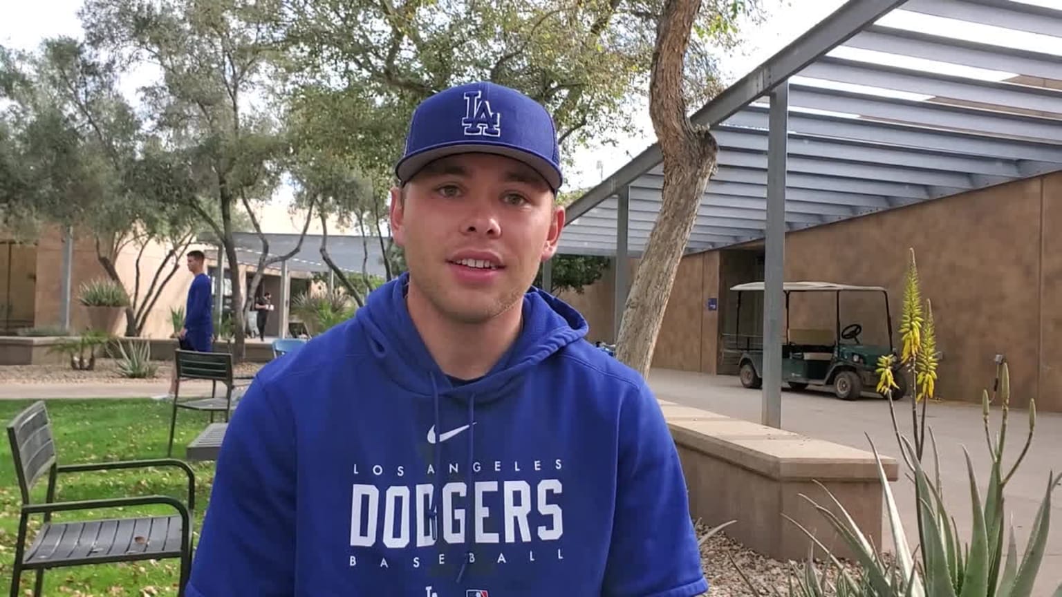 Dalton Rushing on his development, training | 03/18/2023 | Los Angeles ...