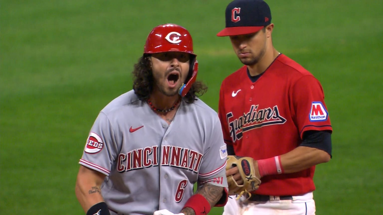 Jonathan India rips an RBI double to left field | 09/27/2023 ...