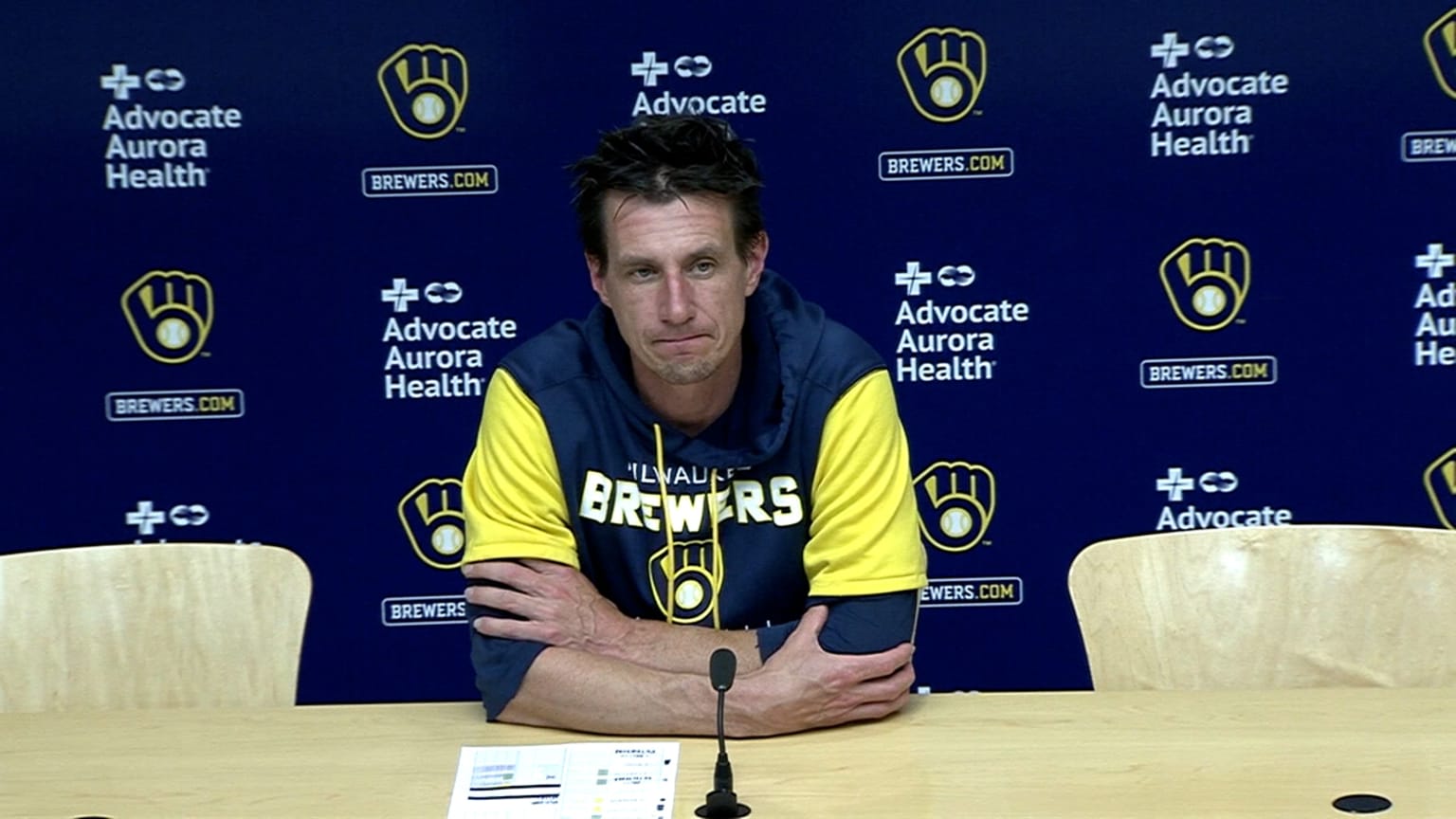 Craig Counsell speaks after the win against the Cubs | 08/27/2022 ...