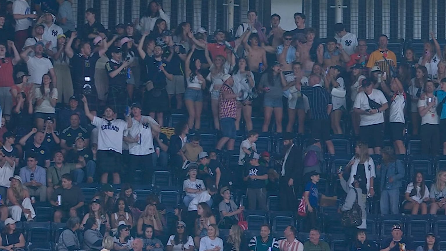 World Cup fans celebrate in the upper deck | 06/16/2026 | New York Yankees