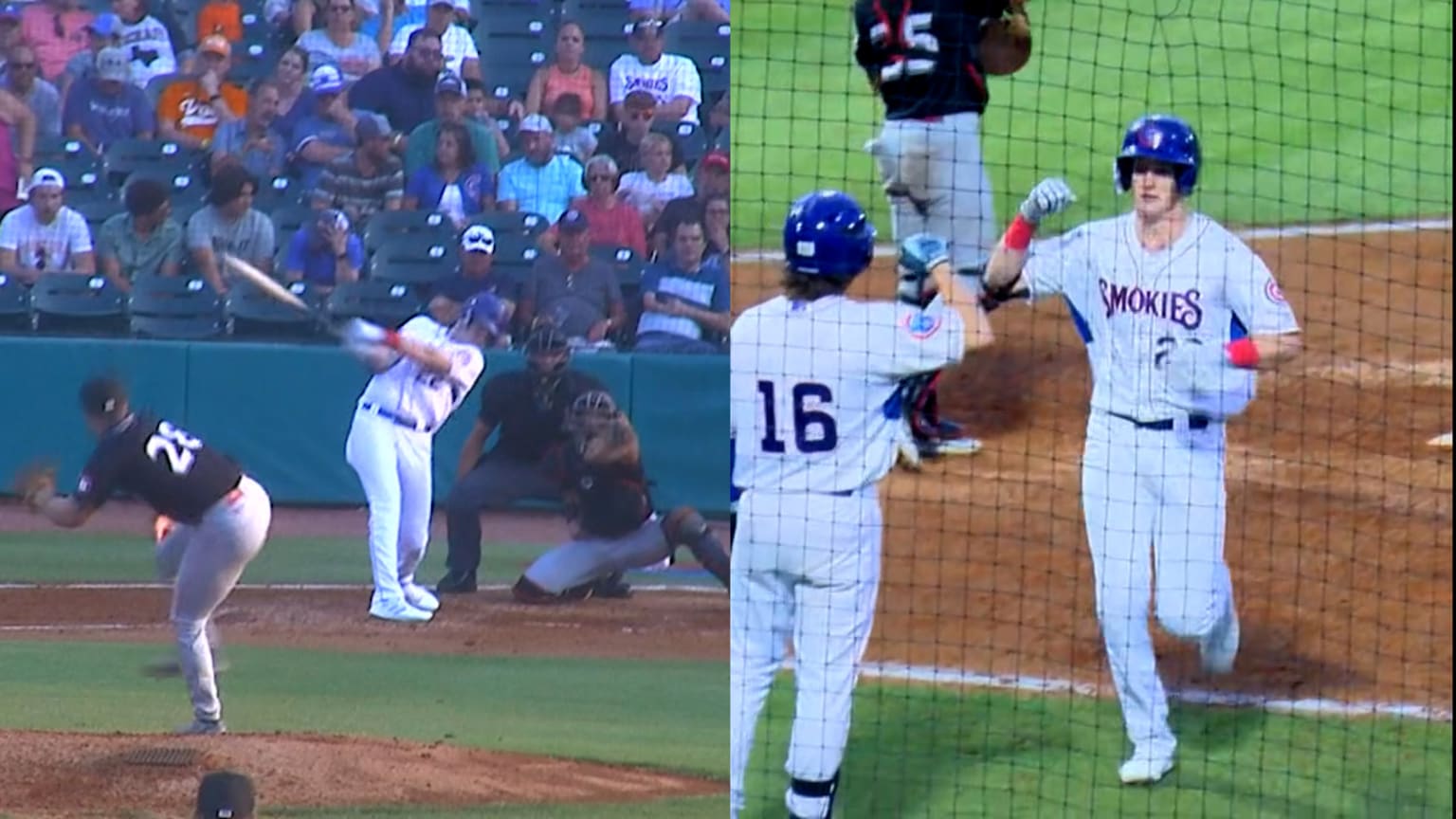 Owen Caissie squeaks home run over left field wall | 08/02/2023 | MLB.com