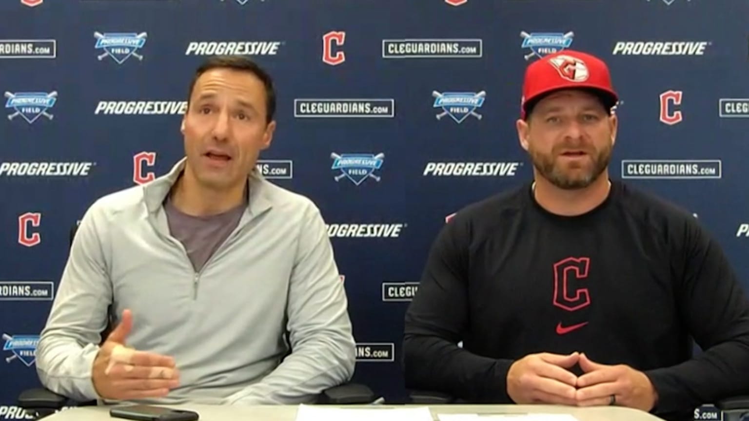 Chris Antonetti and Stephen Vogt on Espino's injury | 03/14/2024 ...