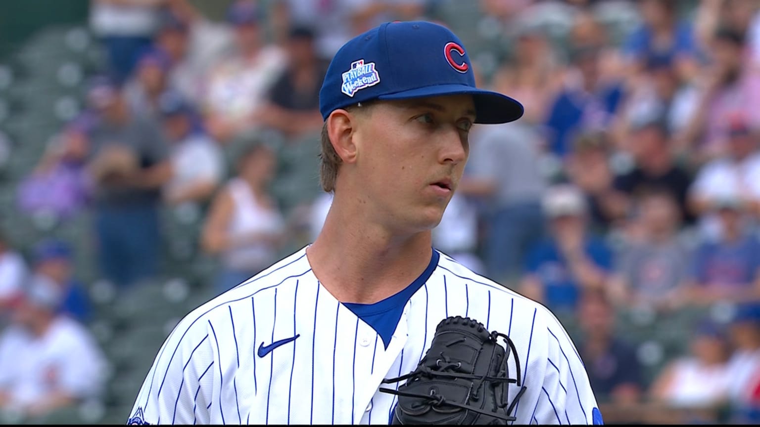 Ben Brown poncha a Bryce Eldridge | 06/06/2026 | Los Cubs de Chicago