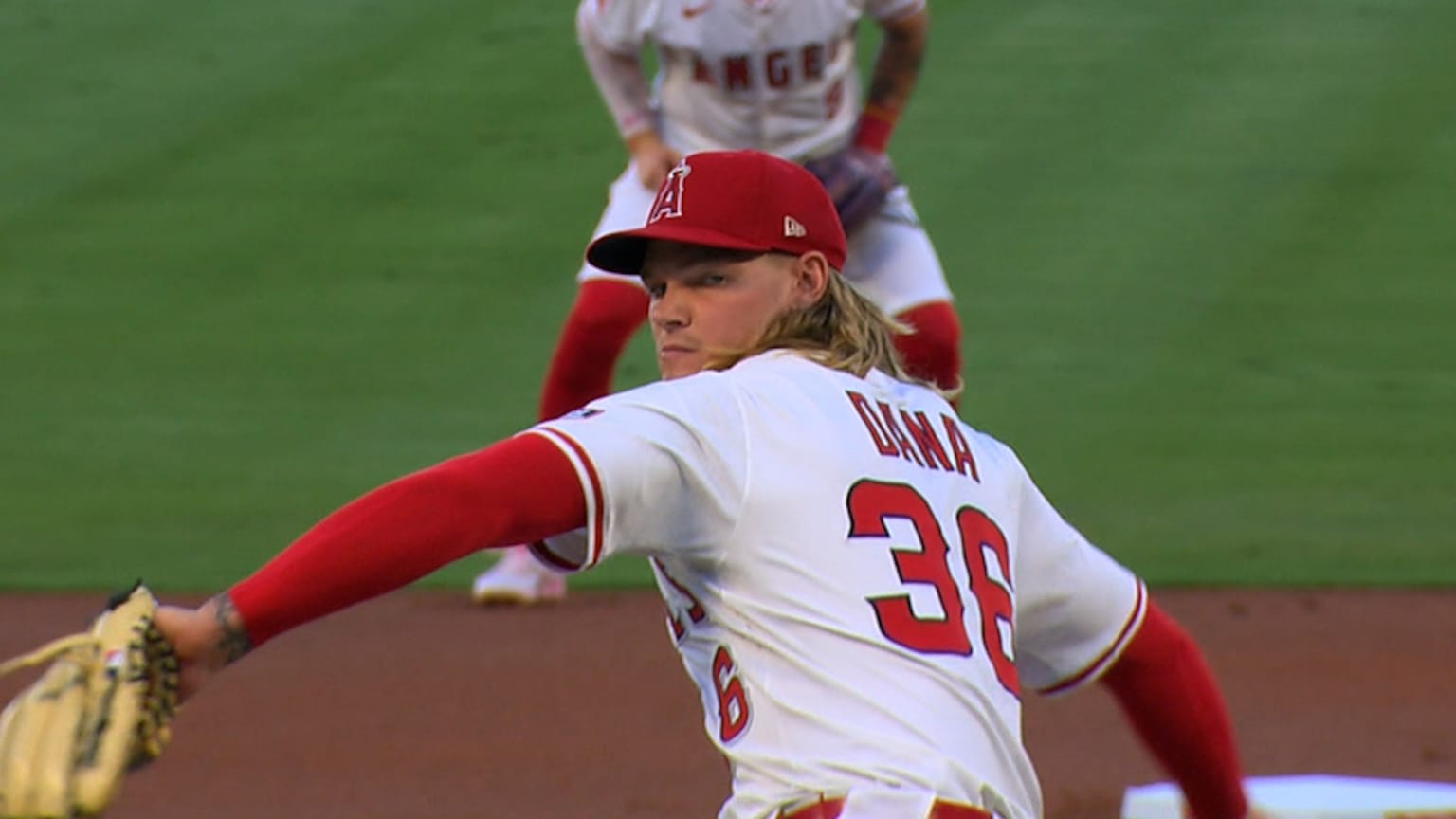 Caden Dana strikes out a career-high nine batters | 09/08/2025 | Los Angeles Angels