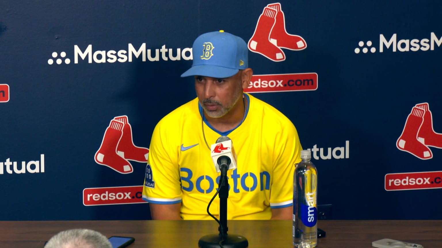 Alex Cora on the 4-3 loss, facing Bailey Ober | 05/03/2025 | Boston Red Sox