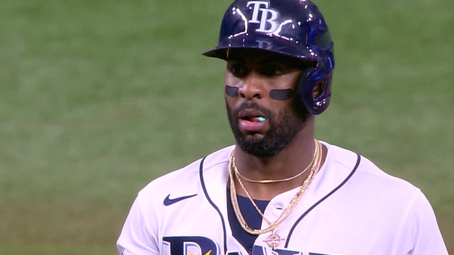 Yandy Díaz hits a double to right field in the 3rd | 04/01/2023 | Tampa ...