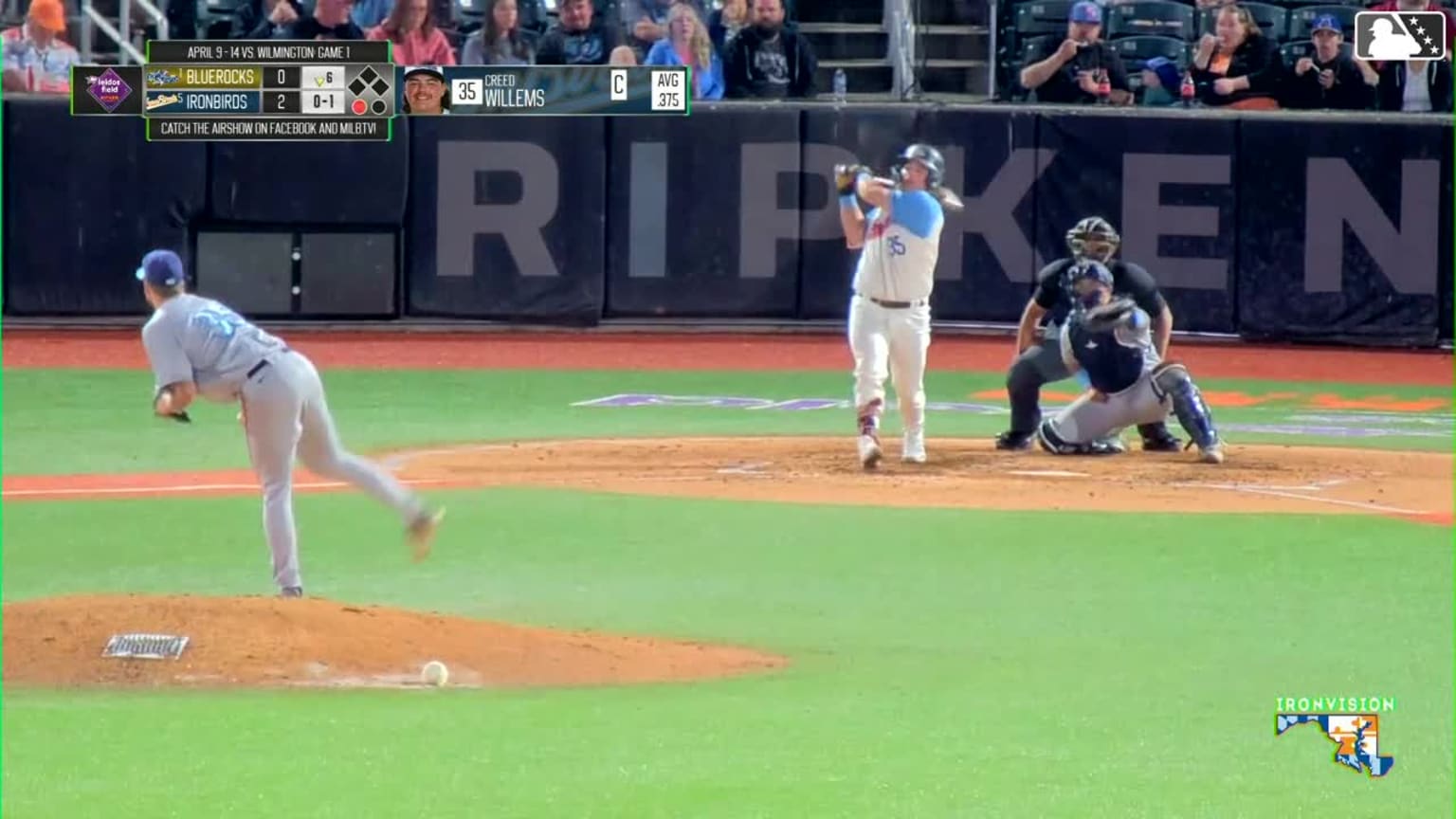 Creed Willems's solo homer | 04/10/2024 | MLB.com