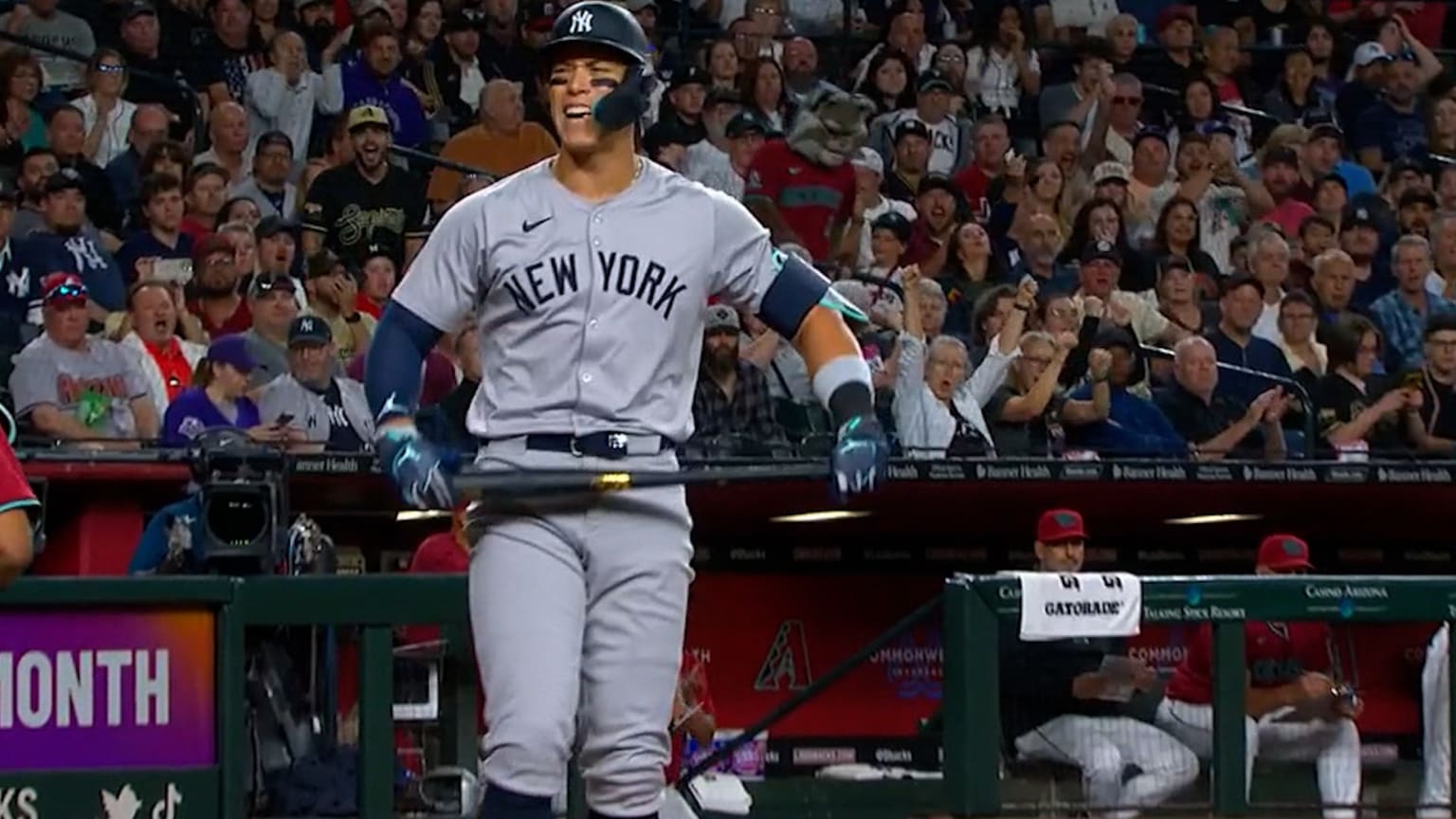 Aaron Judge strikes out, shows frustration with call | 04/02/2024 | MLB.com