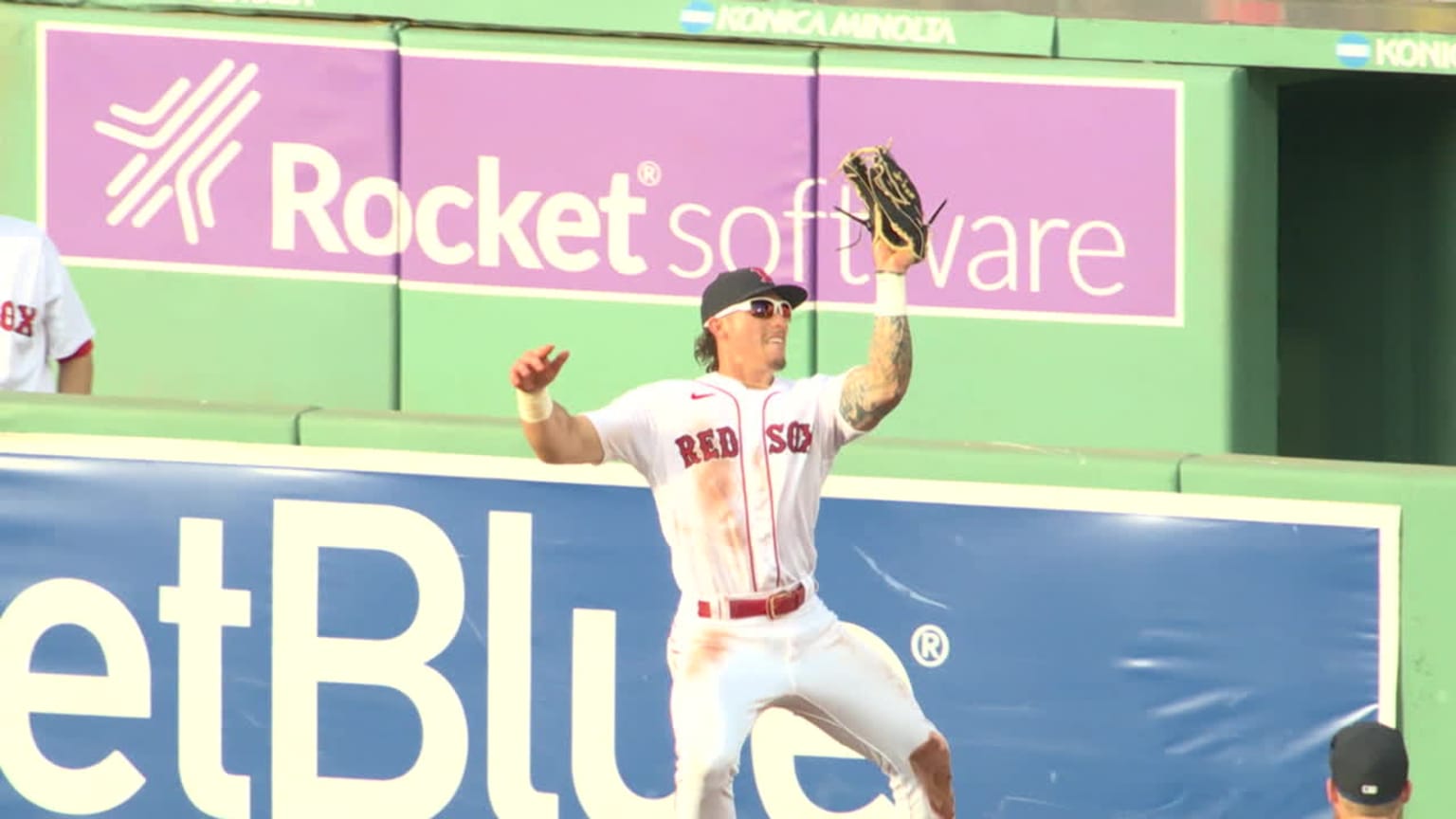 Jarren Duran makes a nice running catch at the wall | 07/08/2023 ...