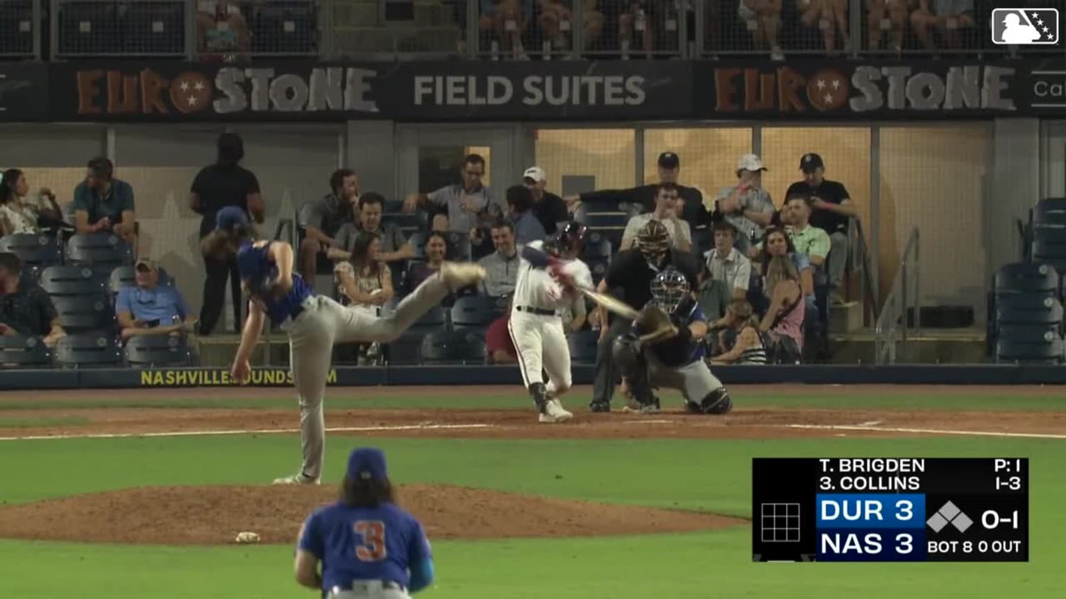 Isaac Collins' 8th home run | 06/19/2024 | Milwaukee Brewers