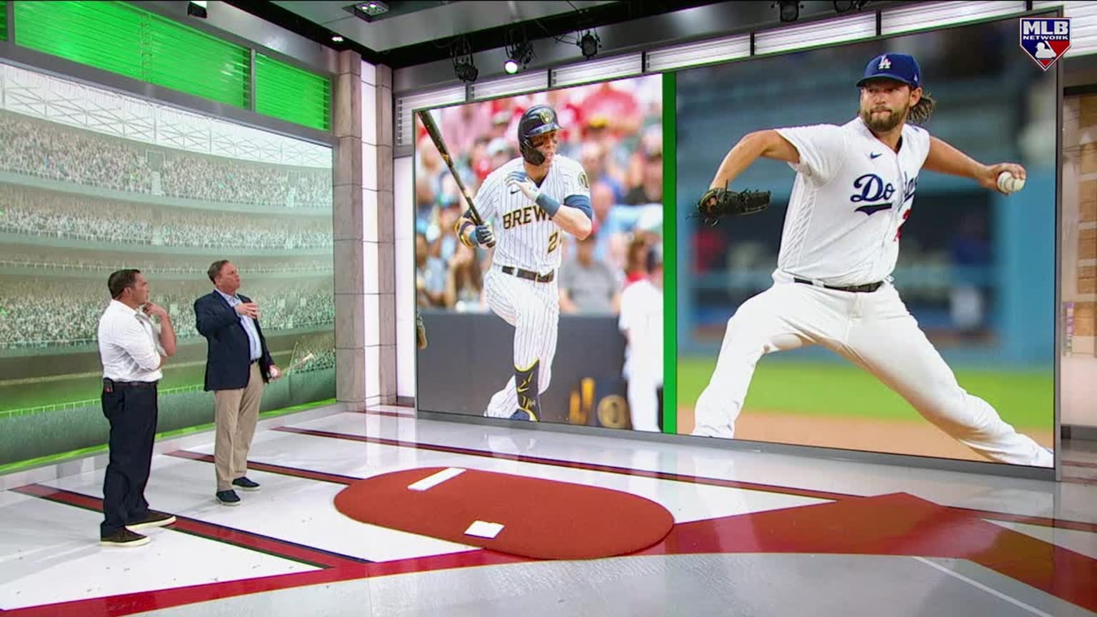 MLB Central on Christian Yelich vs. Clayton Kershaw | 08/16/2023 | Los Angeles Dodgers