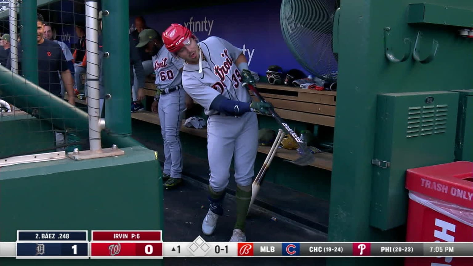 Zach McKinstry laces a solo home run to left field | 05/19/2023 | Tampa ...