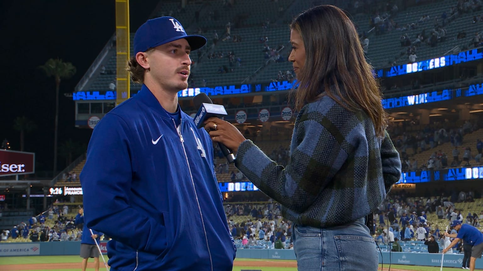 Justin Wrobleski discusses his performance vs. Mets | 04/13/2026 | Los ...