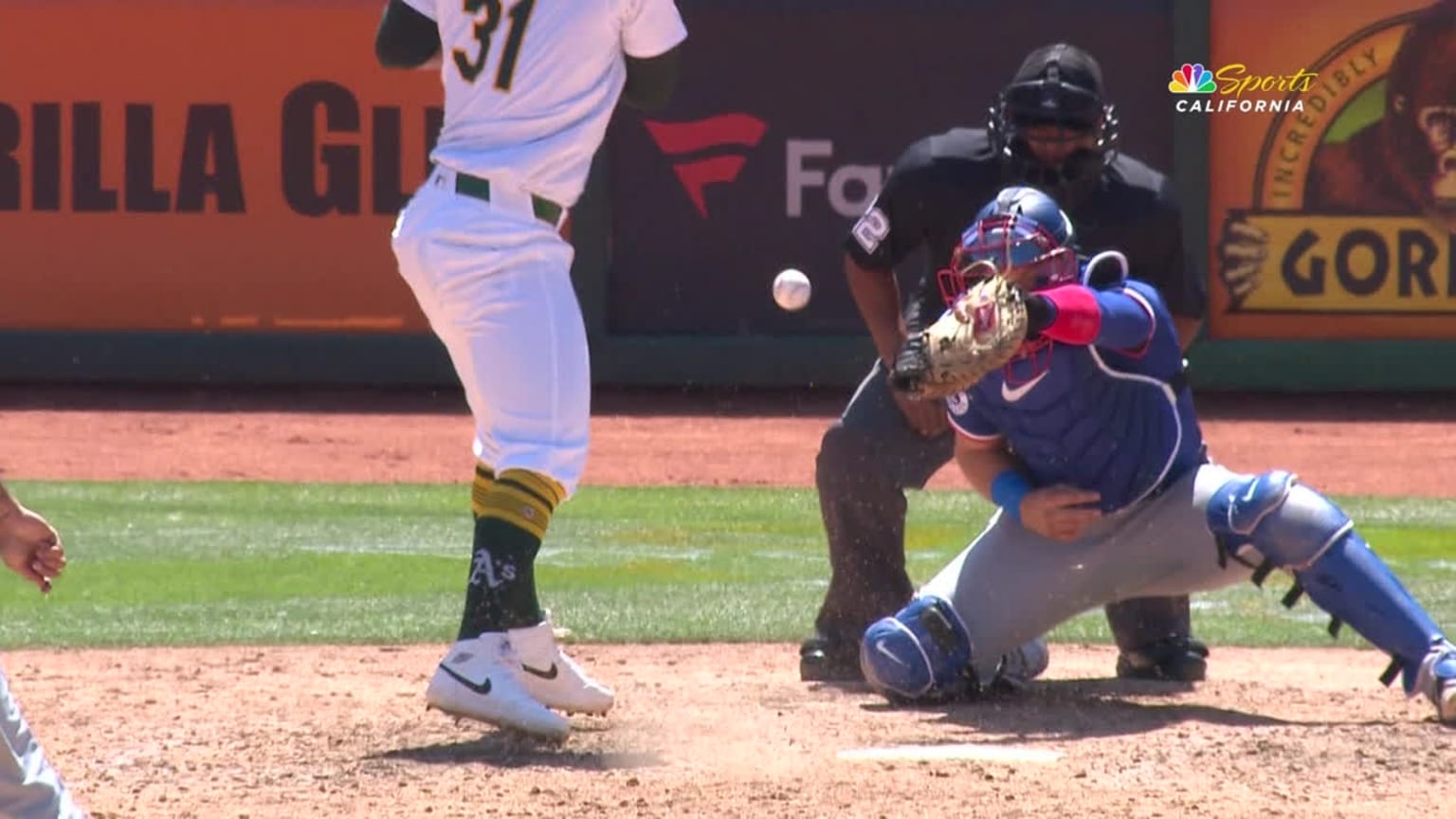 Kyle McCann scores on a wild pitch | 05/07/2024 | Athletics