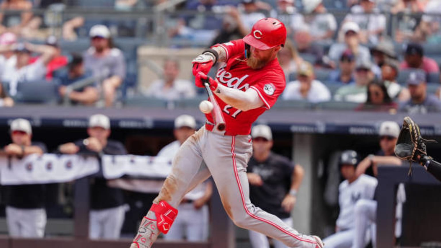 Jake Fraley's three-run triple | 07/04/2024 | Cincinnati Reds