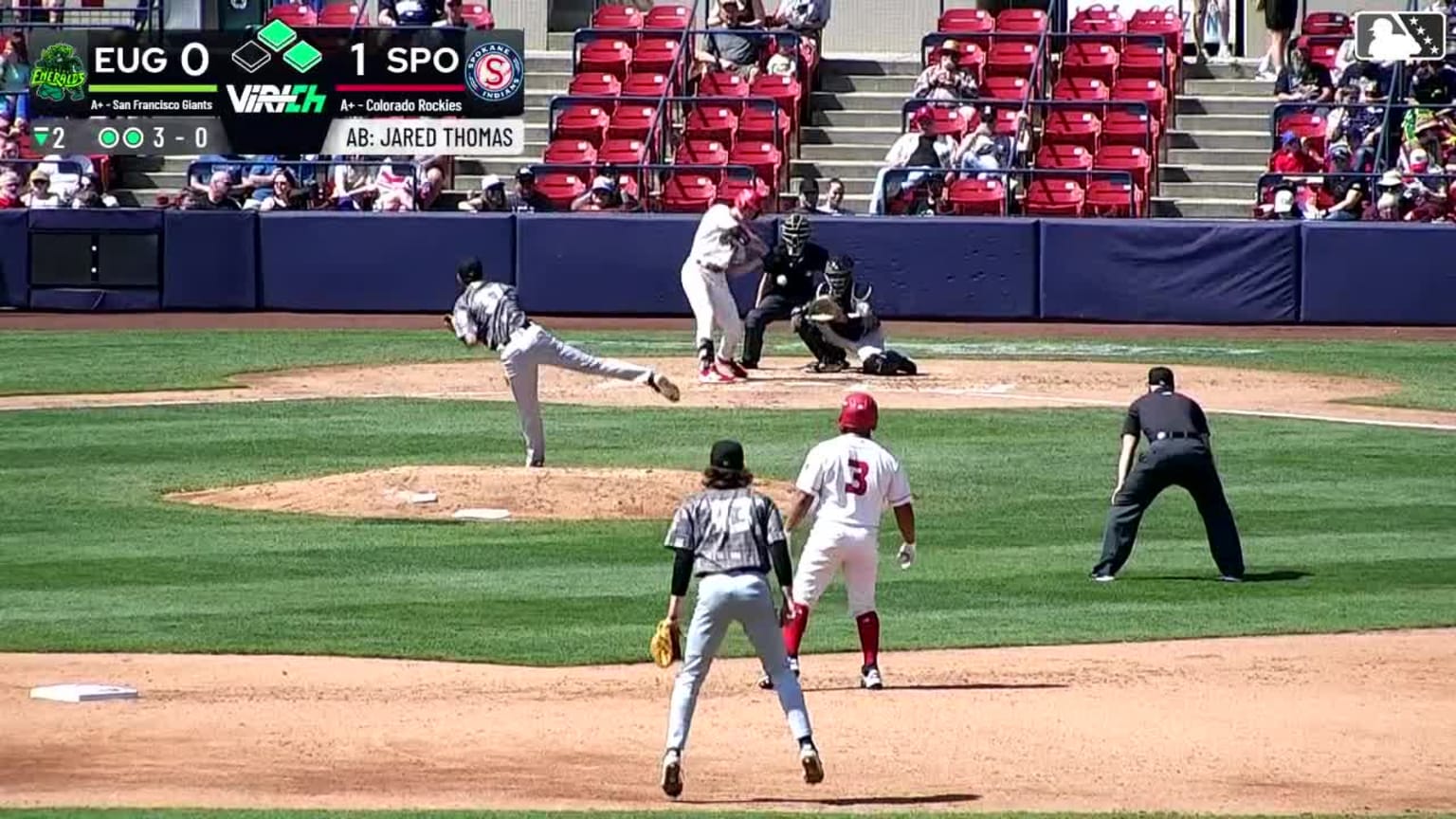 Jared Thomas extends on-base streak to 21 games | 04/27/2025 | Colorado ...