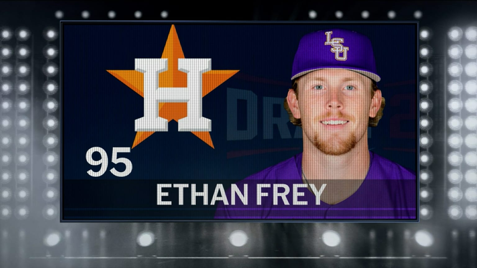 Draft 2025: Astros draft Ethan Frey No. 95 | 07/14/2025 | Houston Astros