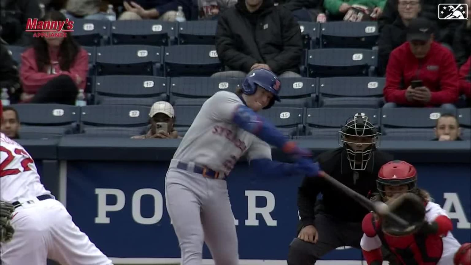 Bretty Baty flicks a double in the 1st inning | 03/31/2023 | New York Mets