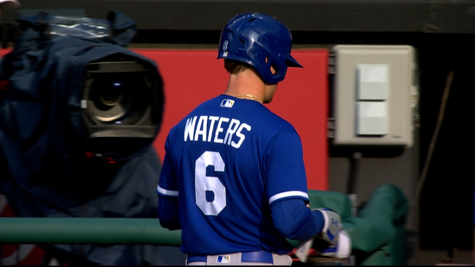 Drew Waters hits a sac fly scoring Freddy Fermin | 07/08/2023 | Kansas ...
