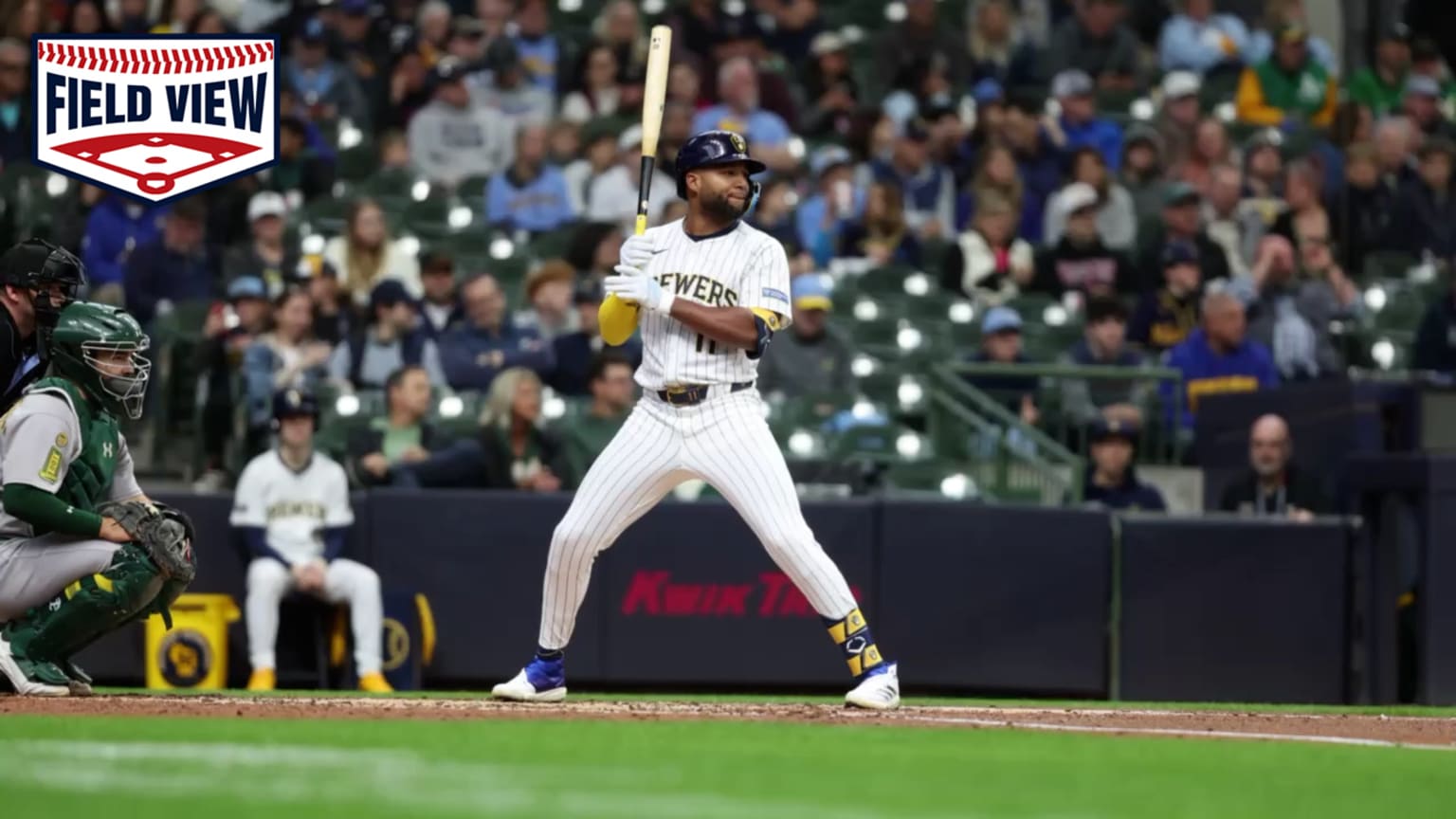 Field View: Jackson Chourio's RBI double | 04/20/2025 | Milwaukee Brewers