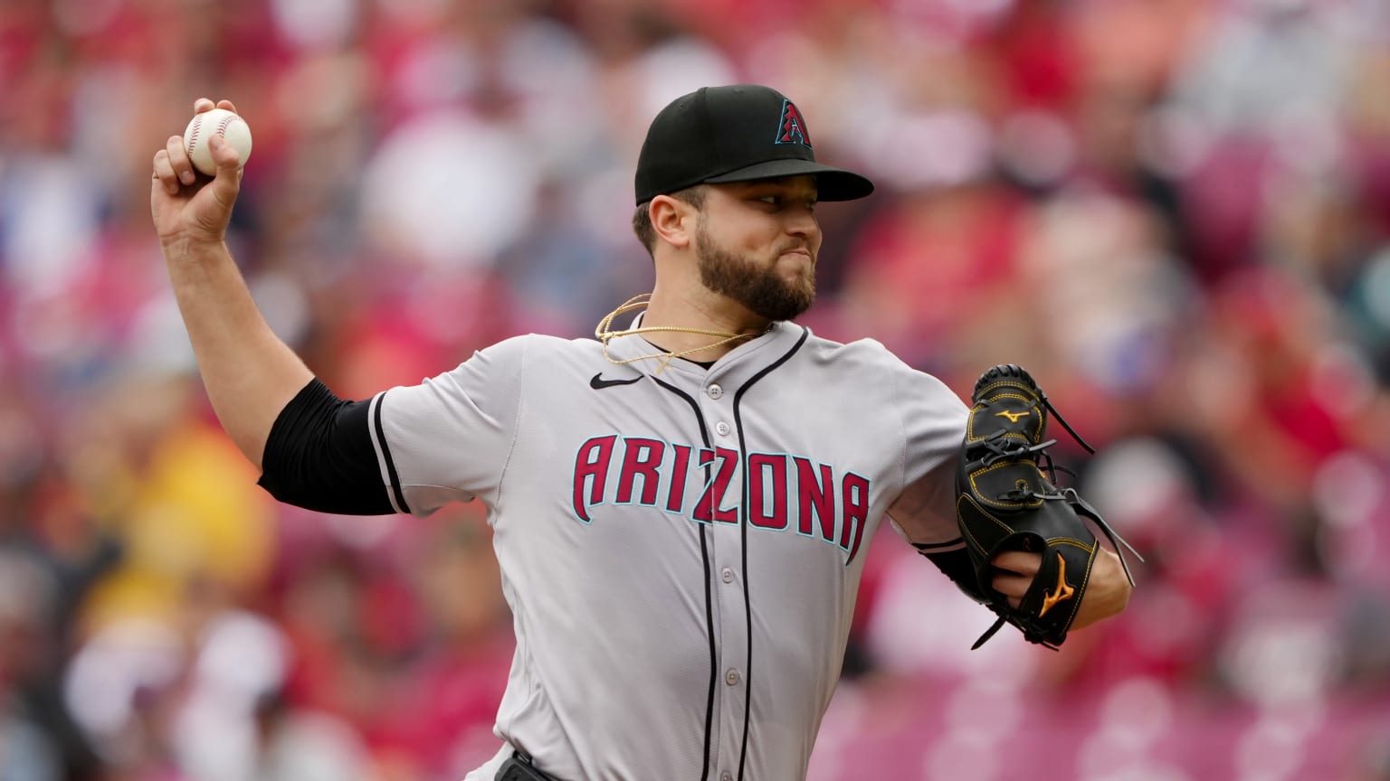 Slade Cecconi fans Luke Maile | 05/09/2024 | Arizona Diamondbacks