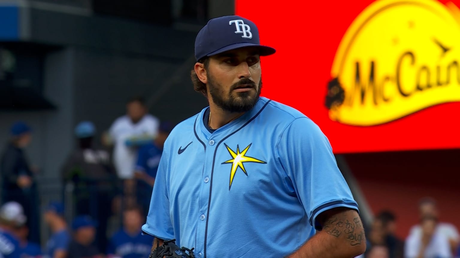 Zach Eflin K's George Springer | 07/24/2024 | Tampa Bay Rays