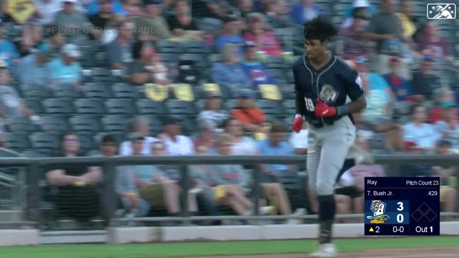Homer Bush Jr. sends out a solo home run in the 2nd | 09/20/2023 | MLB.com