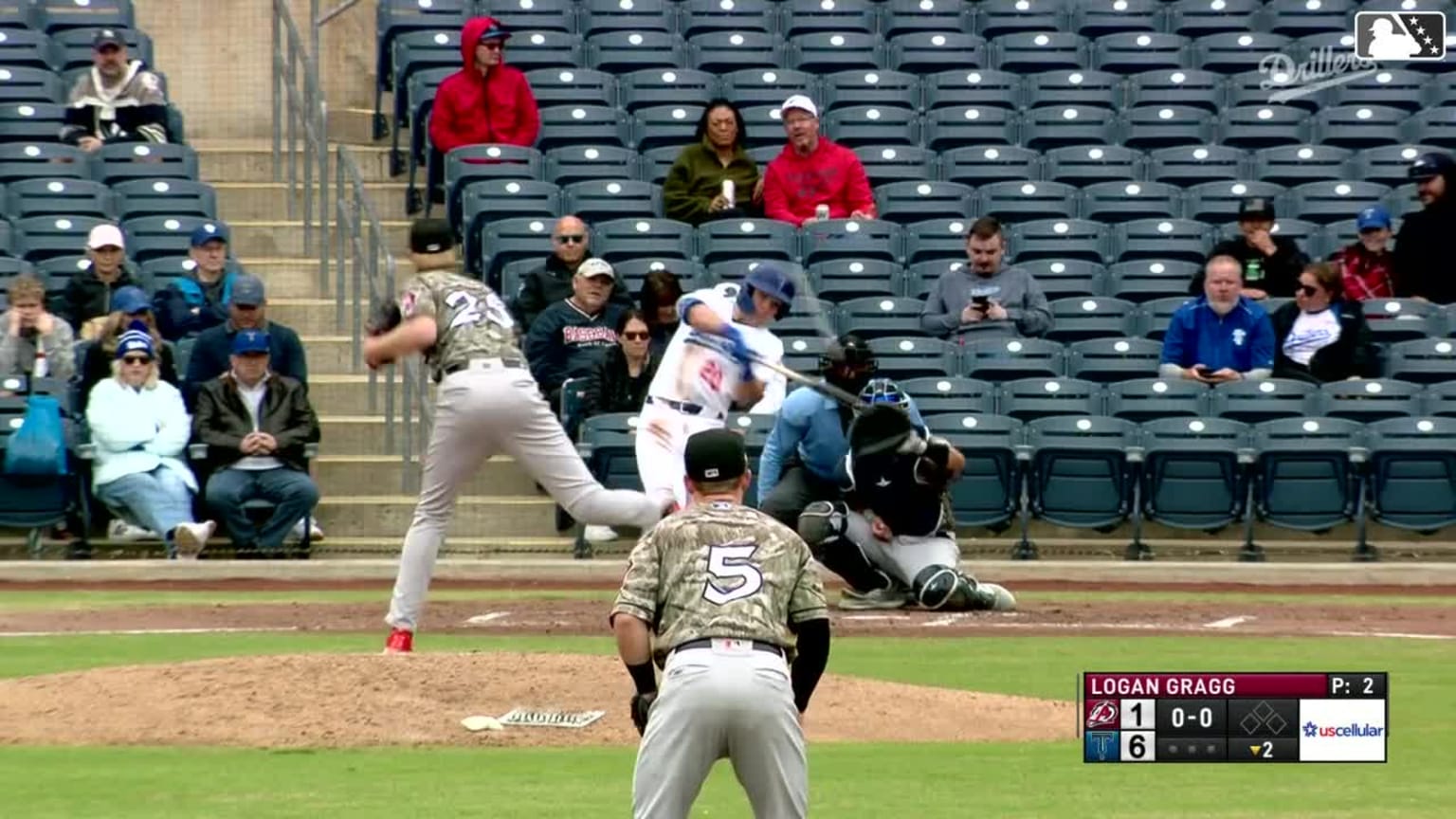 Dalton Rushing's first Double-A home run | 04/10/2024 | Los Angeles Dodgers