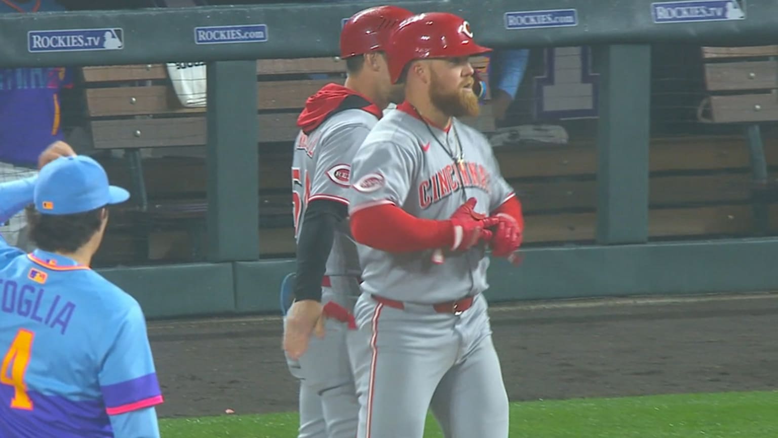 Blake Dunn's RBI walk | 04/25/2025 | Cincinnati Reds