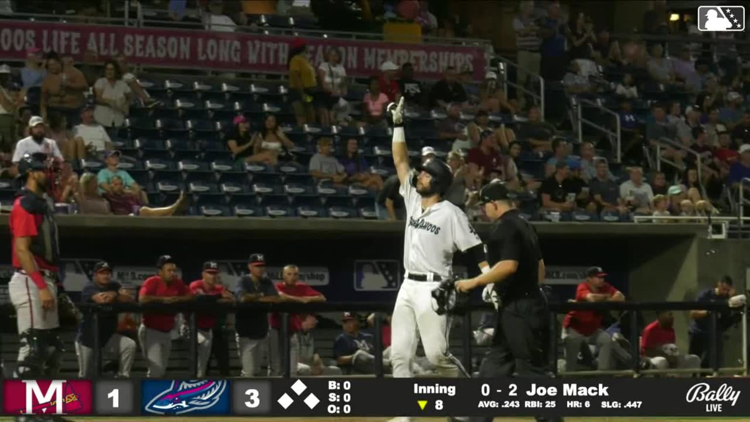 Joe Mack's solo home run | 06/08/2024 | Miami Marlins
