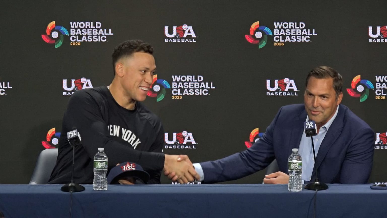 Aaron Judge, Mark DeRosa Team USA Press Conference | 04/14/2025 | New ...