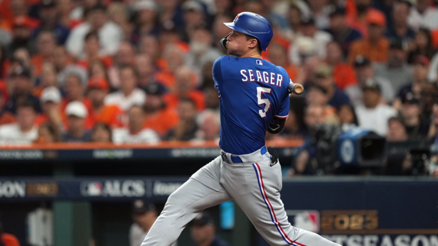 Corey Seager collects three hits in Game 7 of ALCS | 10/23/2023 | Texas Rangers