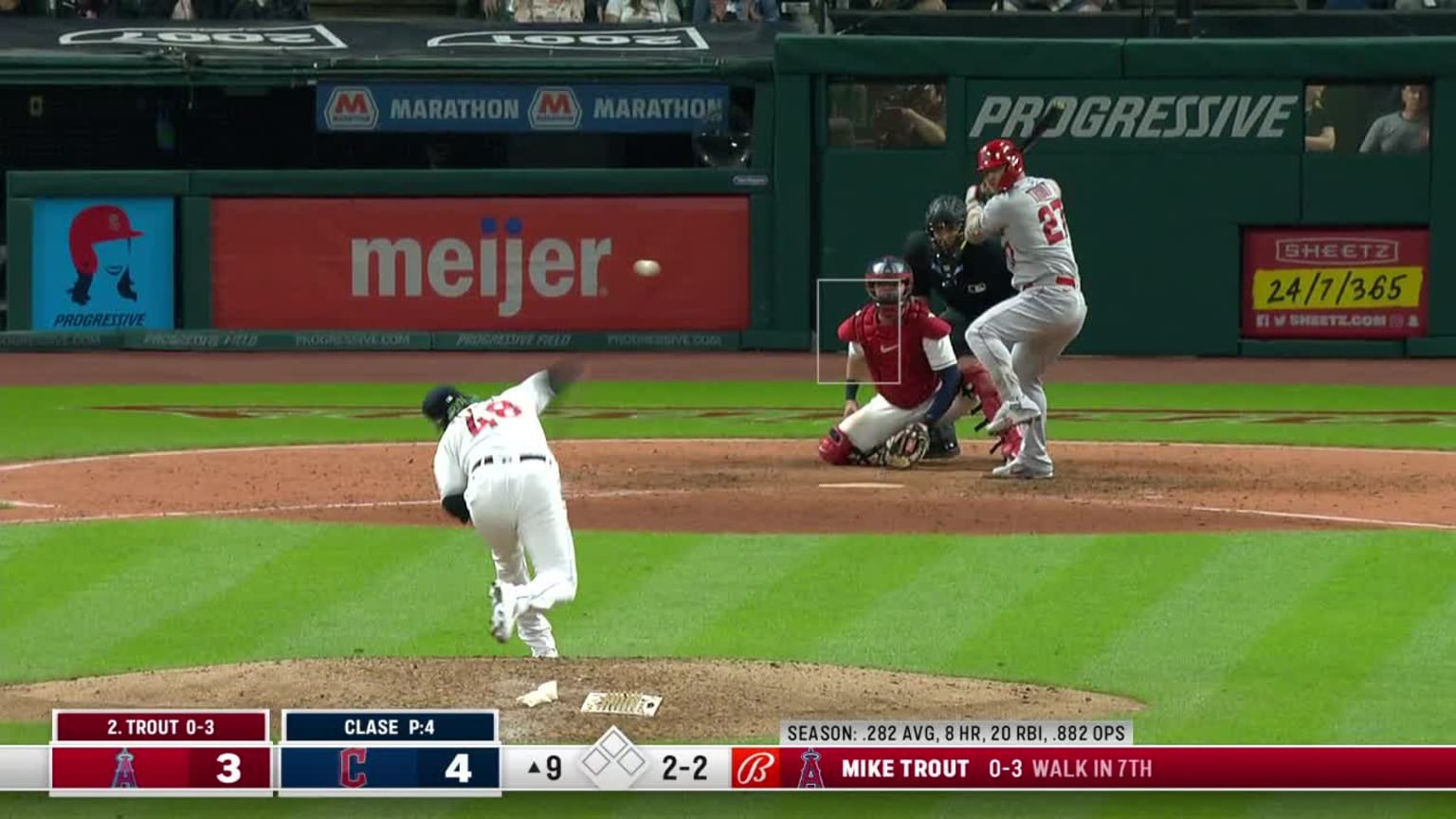 Mike Trout lines a double to left-center field | 05/12/2023 | MLB.com