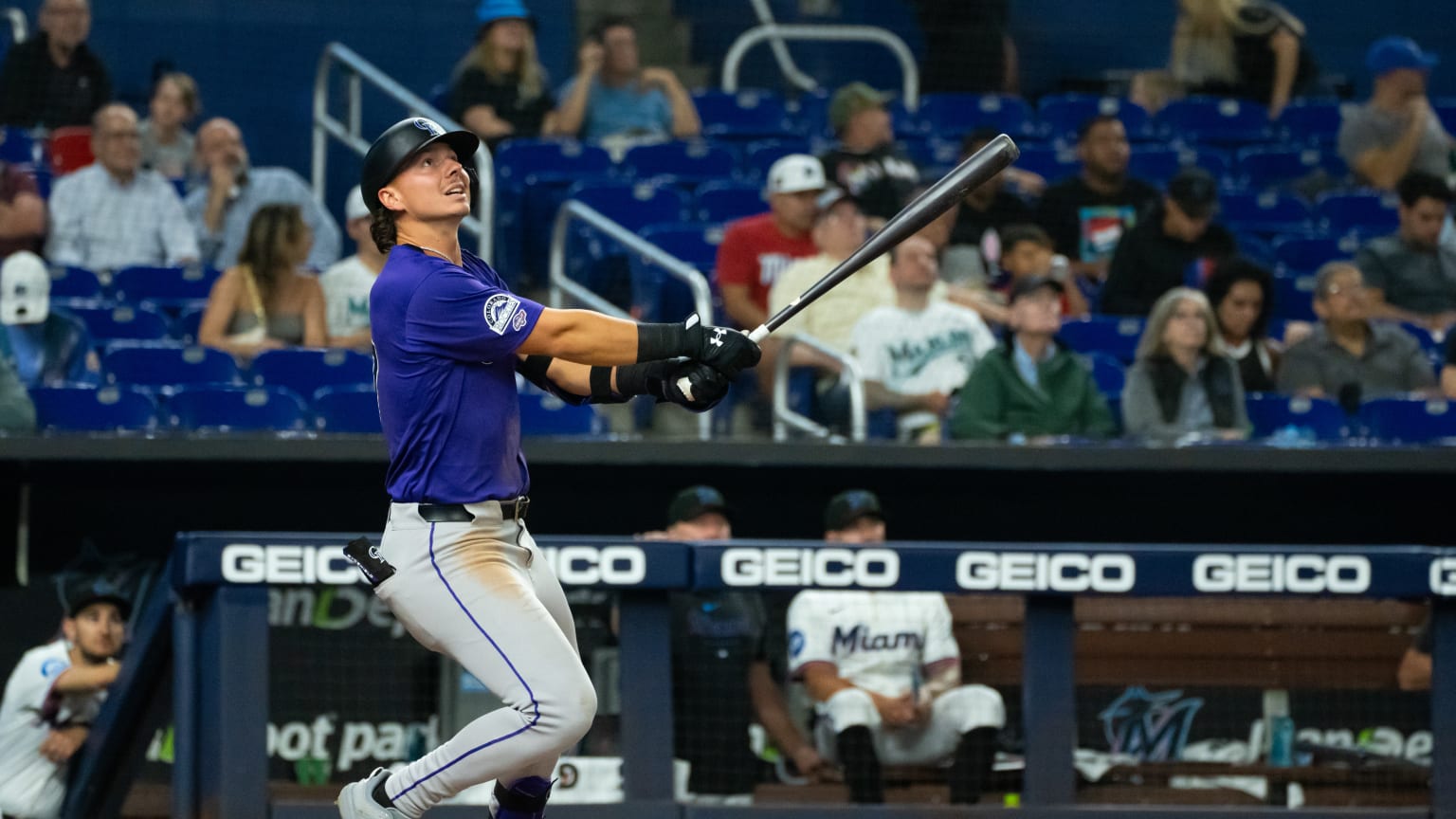 Jordan Beck's first Major League hit | 04/30/2024 | Colorado Rockies