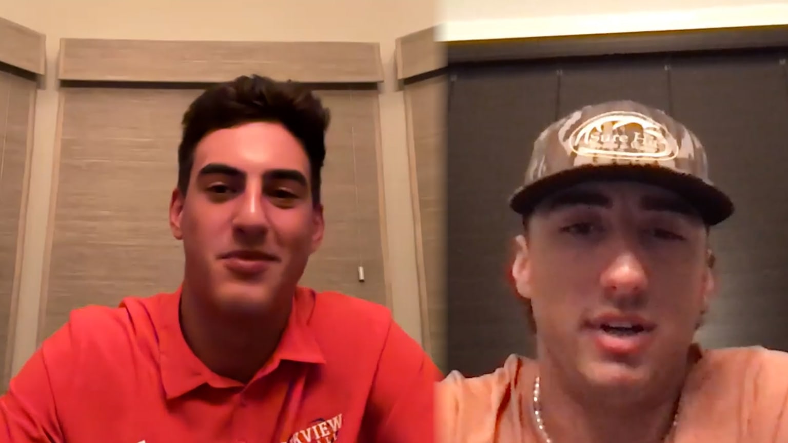 Colin Houck, Brandon Sproat on being drafted to Mets | 07/10/2023 | New ...