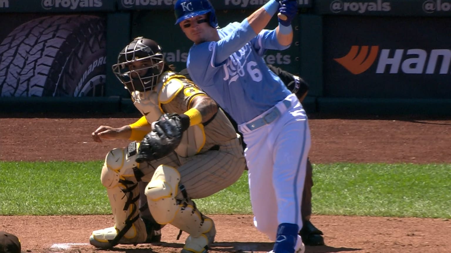Drew Waters lifts an RBI double to left field | 08/28/2022 | Kansas ...