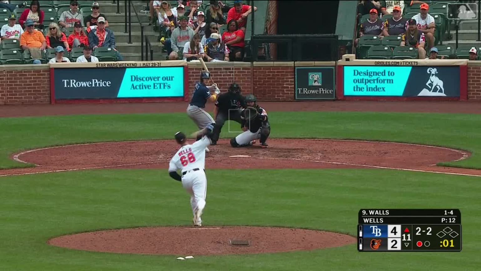 Tyler Wells Ball to Taylor Walls | 05/25/2026 | MLB.com