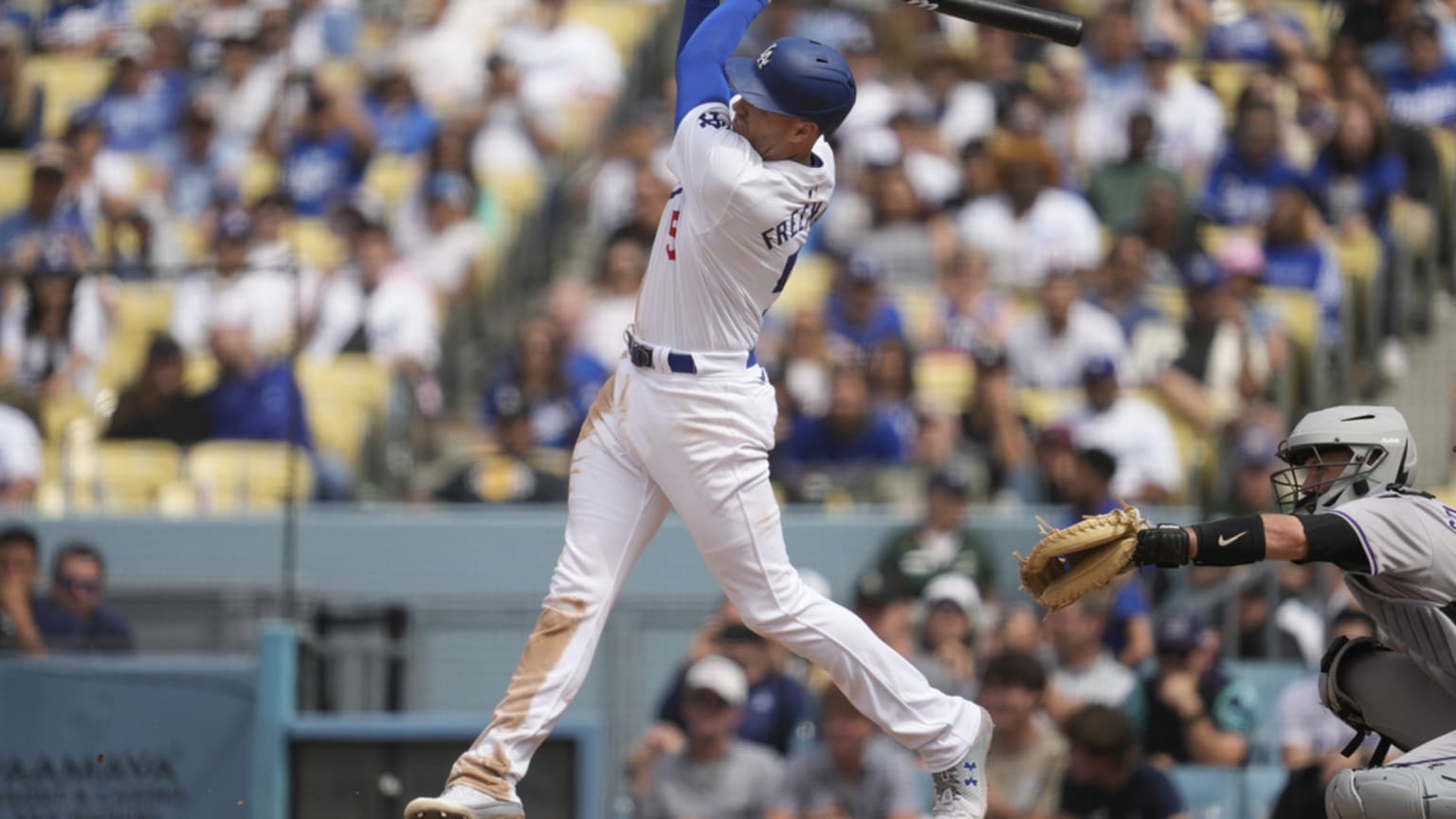 Freddie Freeman's sac fly | 06/02/2024 | Los Angeles Dodgers