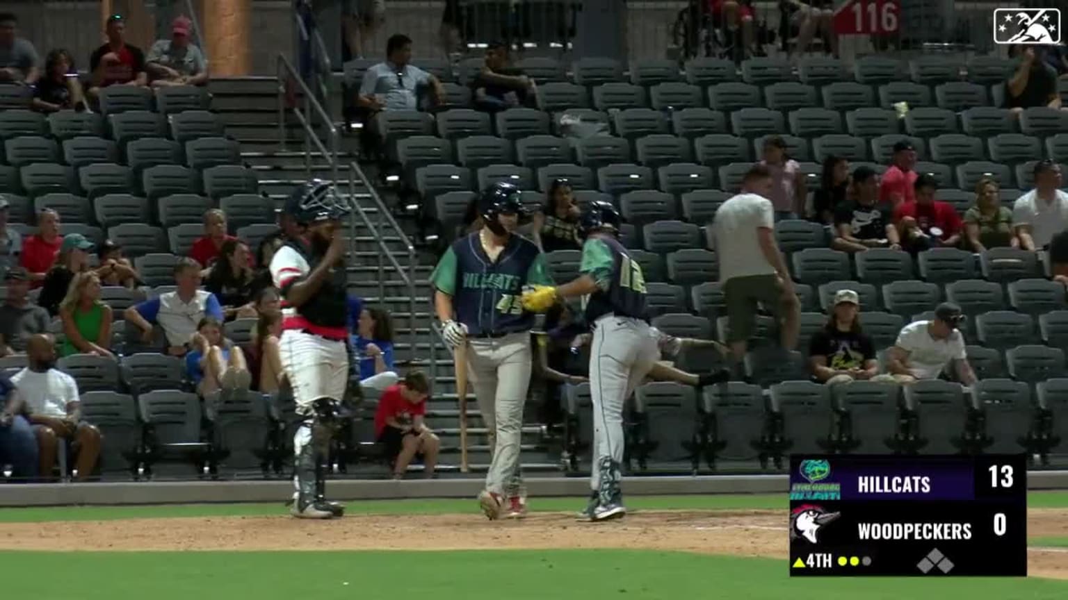 Angel Genao hits a solo homer | 18/08/2023 | Los Brewers de Milwaukee