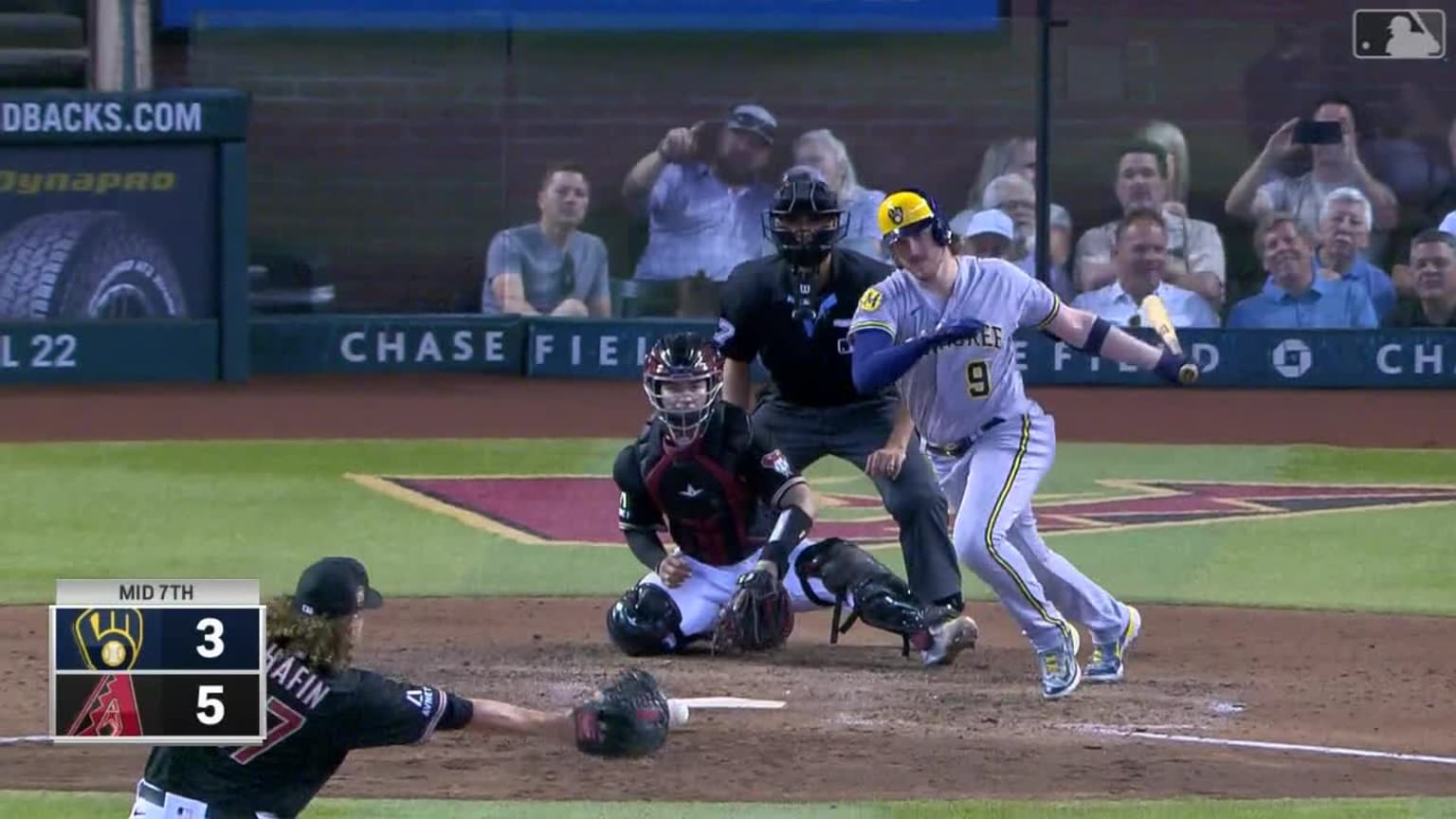 Andrew Chafin snags a line-drive comebacker | 04/12/2023 | Arizona ...