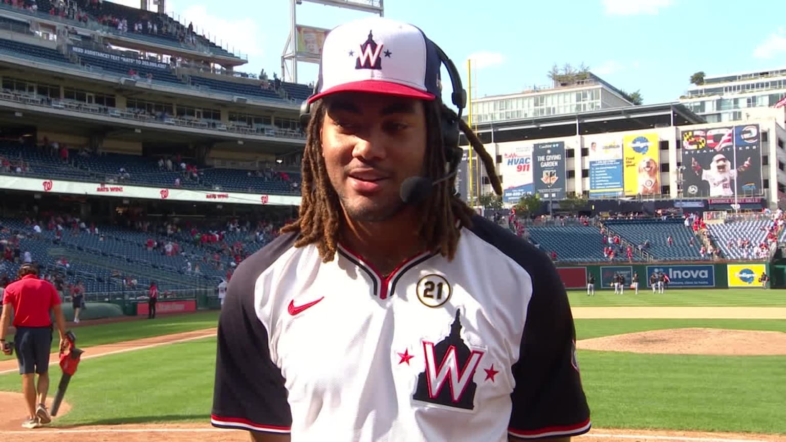 James Wood on the Nats' 4-3 win | 09/15/2024 | Washington Nationals