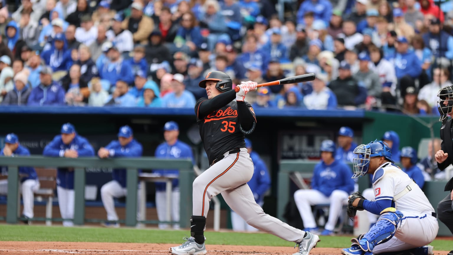 Adley Rutschman hits an RBI single | 04/20/2024 | Baltimore Orioles