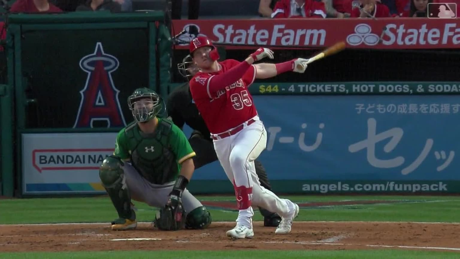 Chad Wallach crushes a solo home run to left-center | 04/24/2023 | Los ...