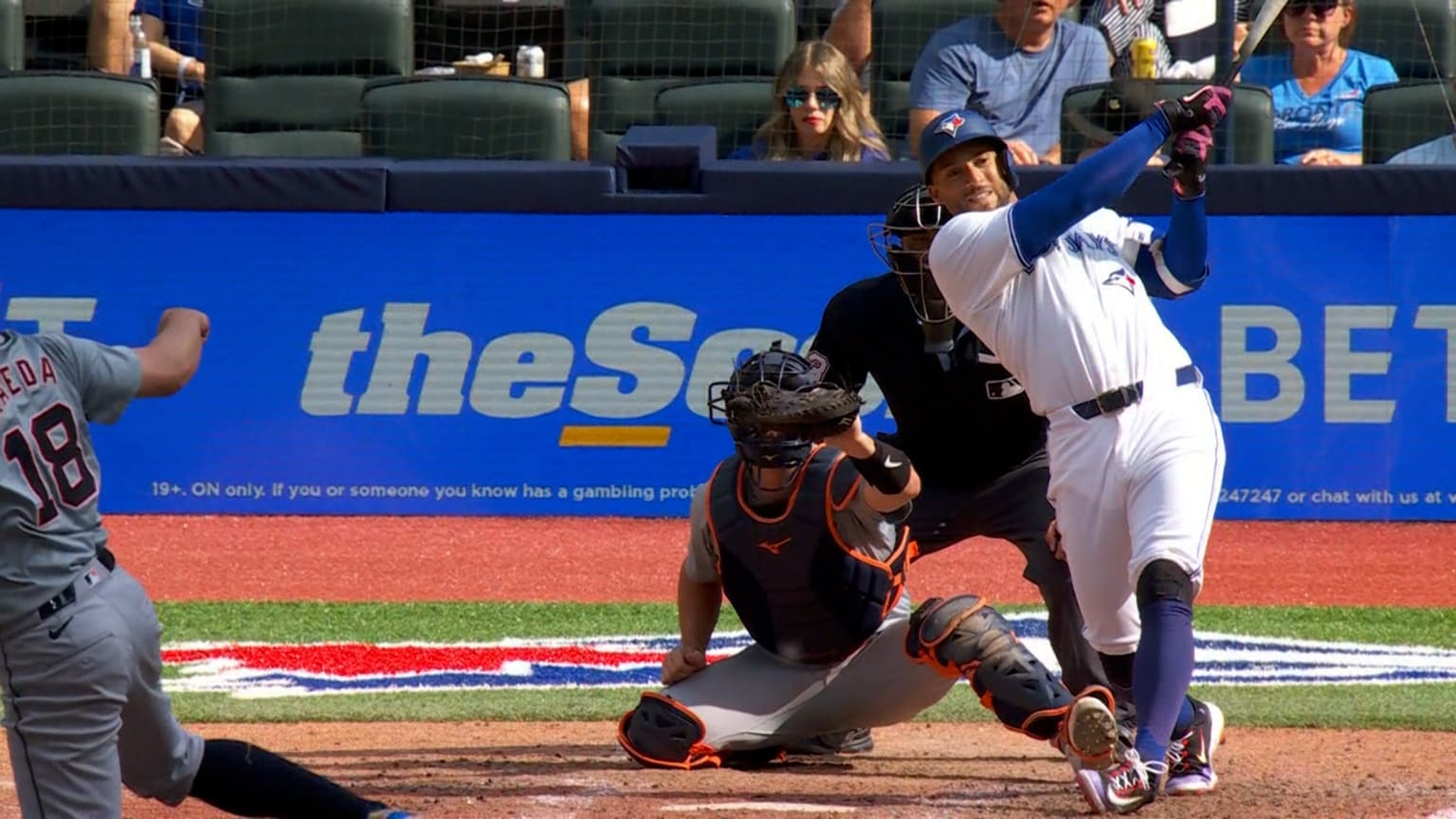 George Springer plates Kevin Kiermaier with a single | 07/20/2024 ...