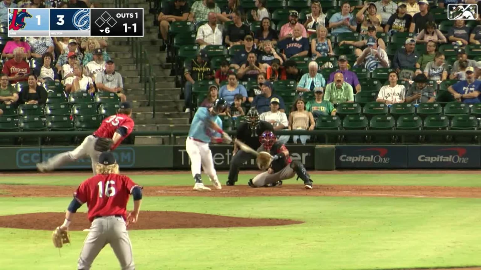 Astros top prospect Jacob Melton's solo home run | 09/09/2023 | Houston ...