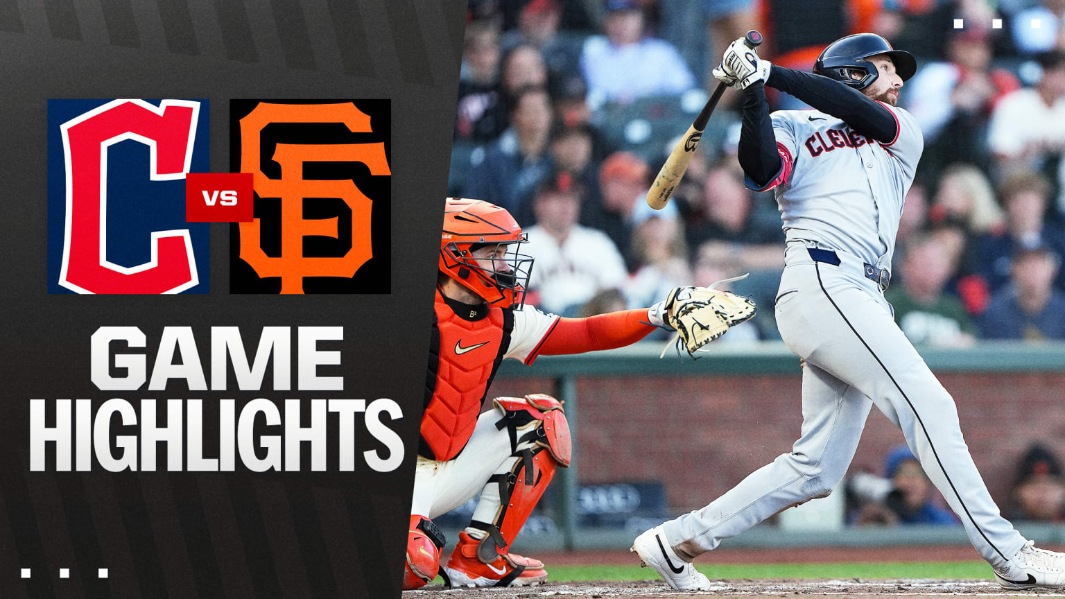 Guardians vs. Giants Highlights | 06/18/2025 | Cleveland Guardians