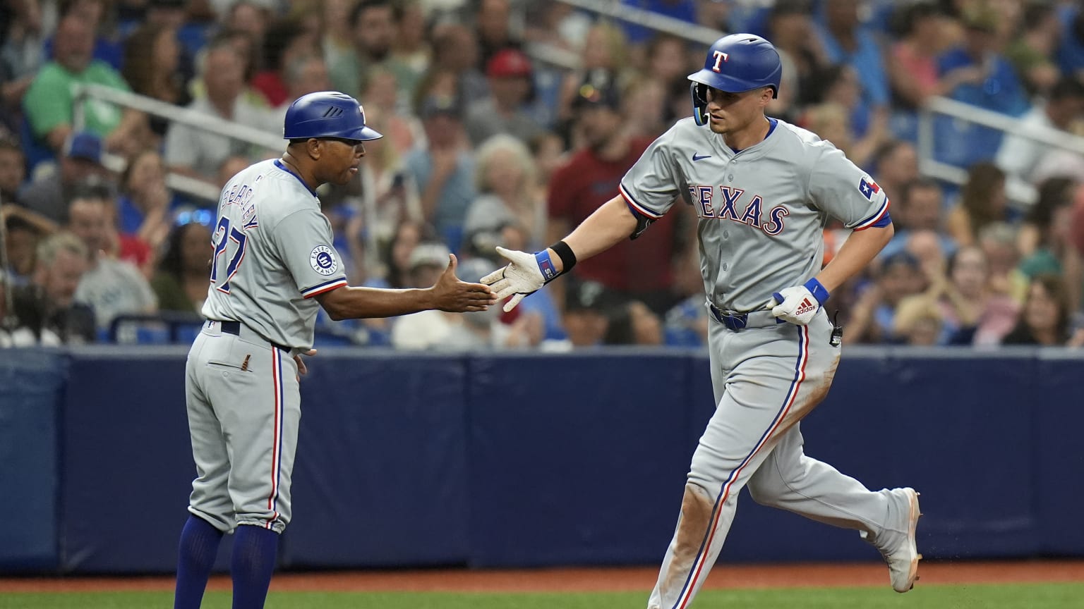 Corey Seager's solo HR puts Rangers on the board (1) | 04/03/2024 ...