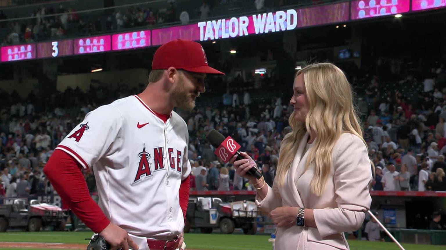 Taylor Ward on his game-winning hit | 05/28/2024 | Los Angeles Angels