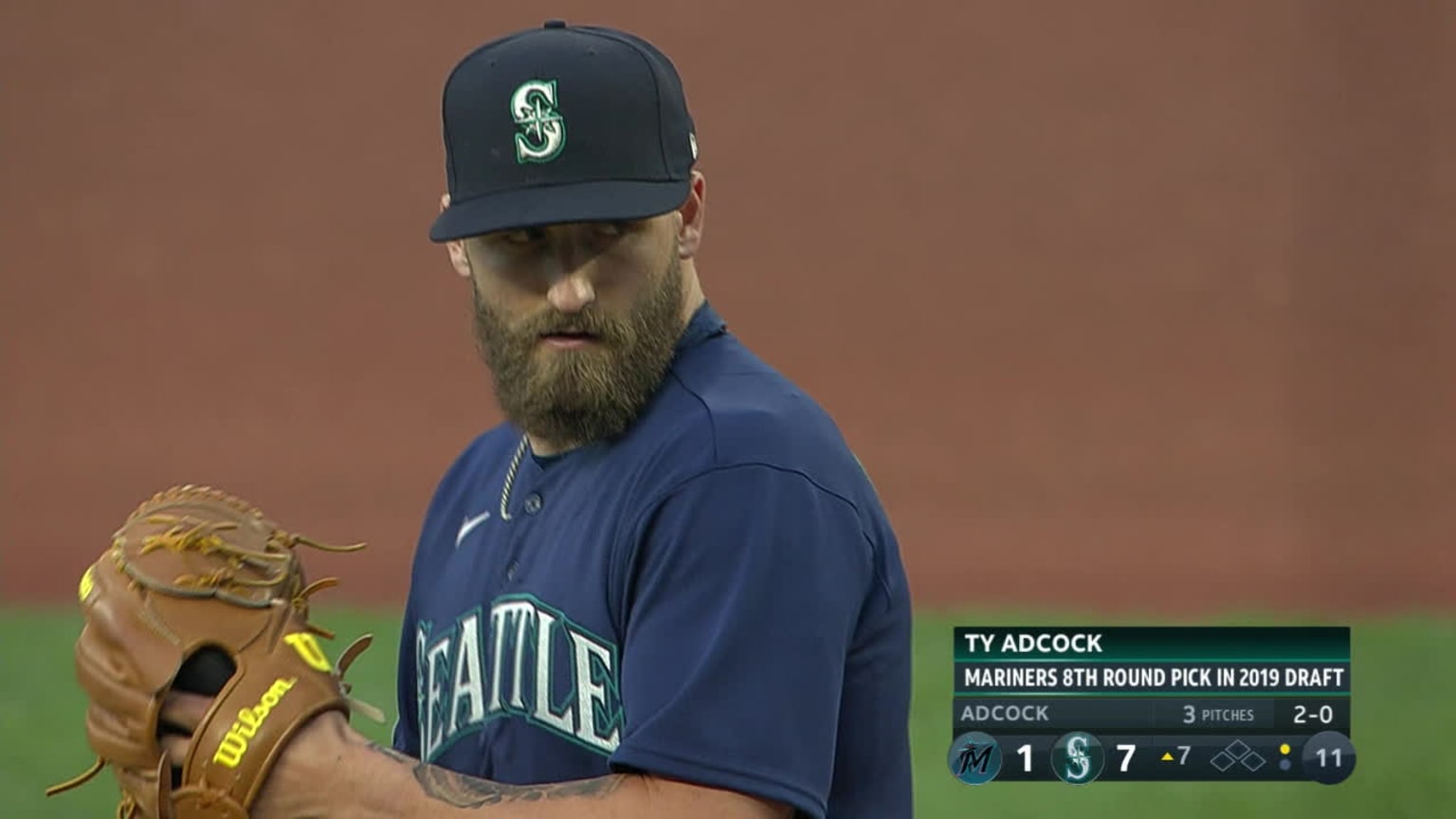 Ty Adcock twirls two scoreless frames in MLB debut | 06/12/2023 ...