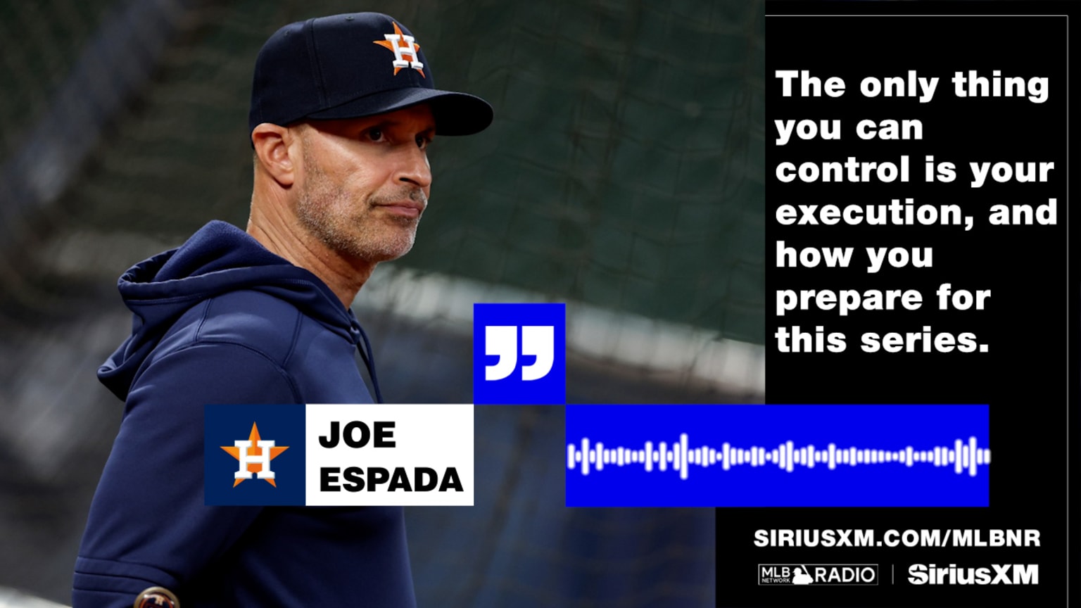 Joe Espada on Cristian Javier, Mexico City Series | 04/26/2024 ...